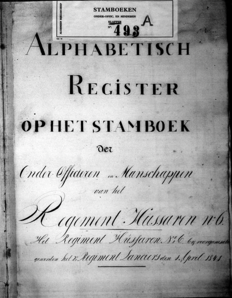 Onderzoek naar (militaire) familieleden – Regiment Huzaren van Boreel